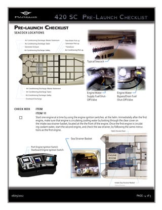 Yacht Pre-launch Checklist | PDF