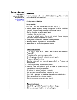 NEWDeeJayresume | DOCX