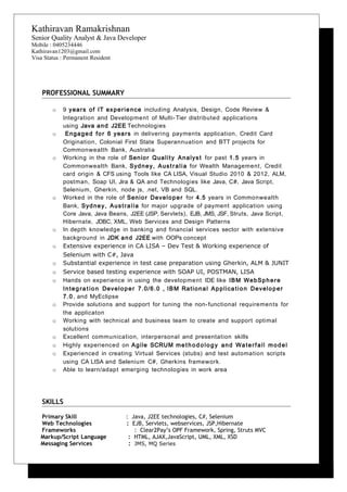 CV _Kathiravan_Automation_manual_Testing | DOC