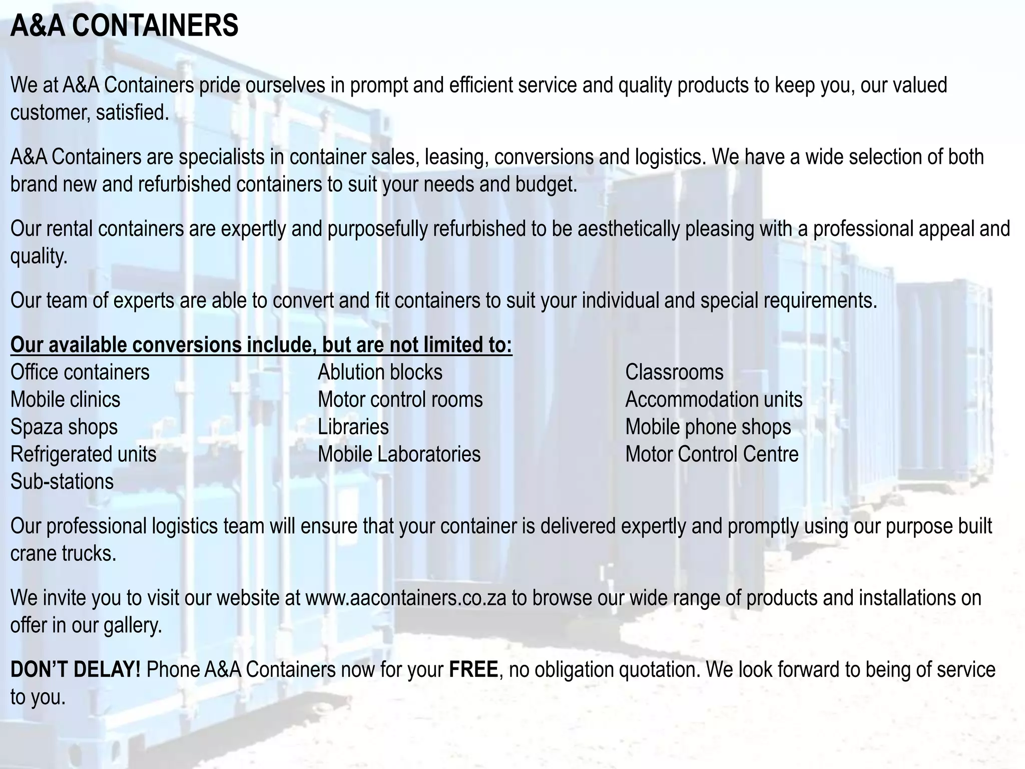 AA Email catalogue | PPT