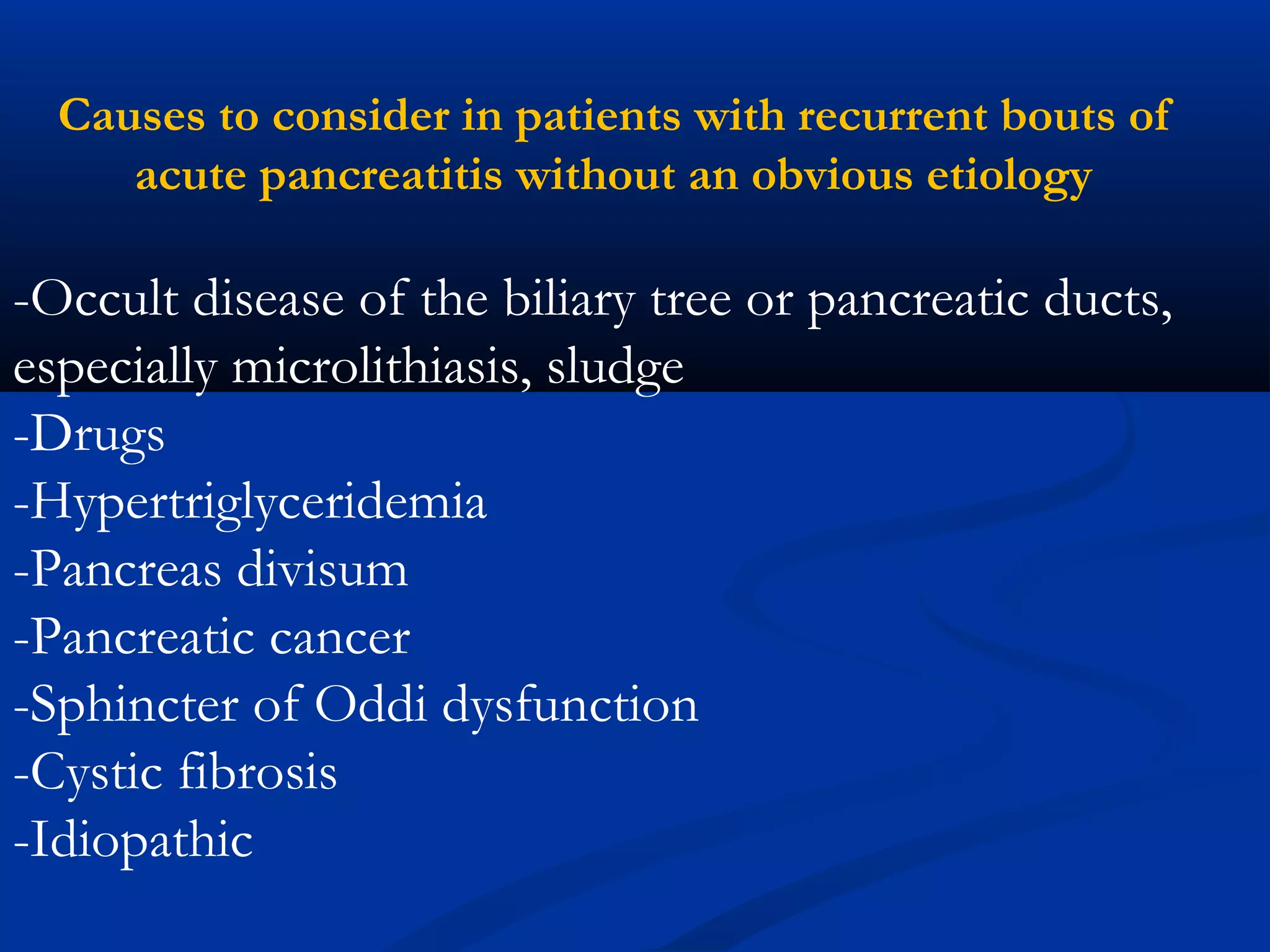 acute pancreatitis | PPT