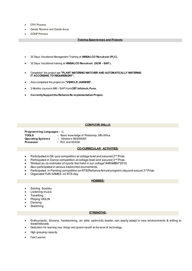 Updated resume(UT) | PDF