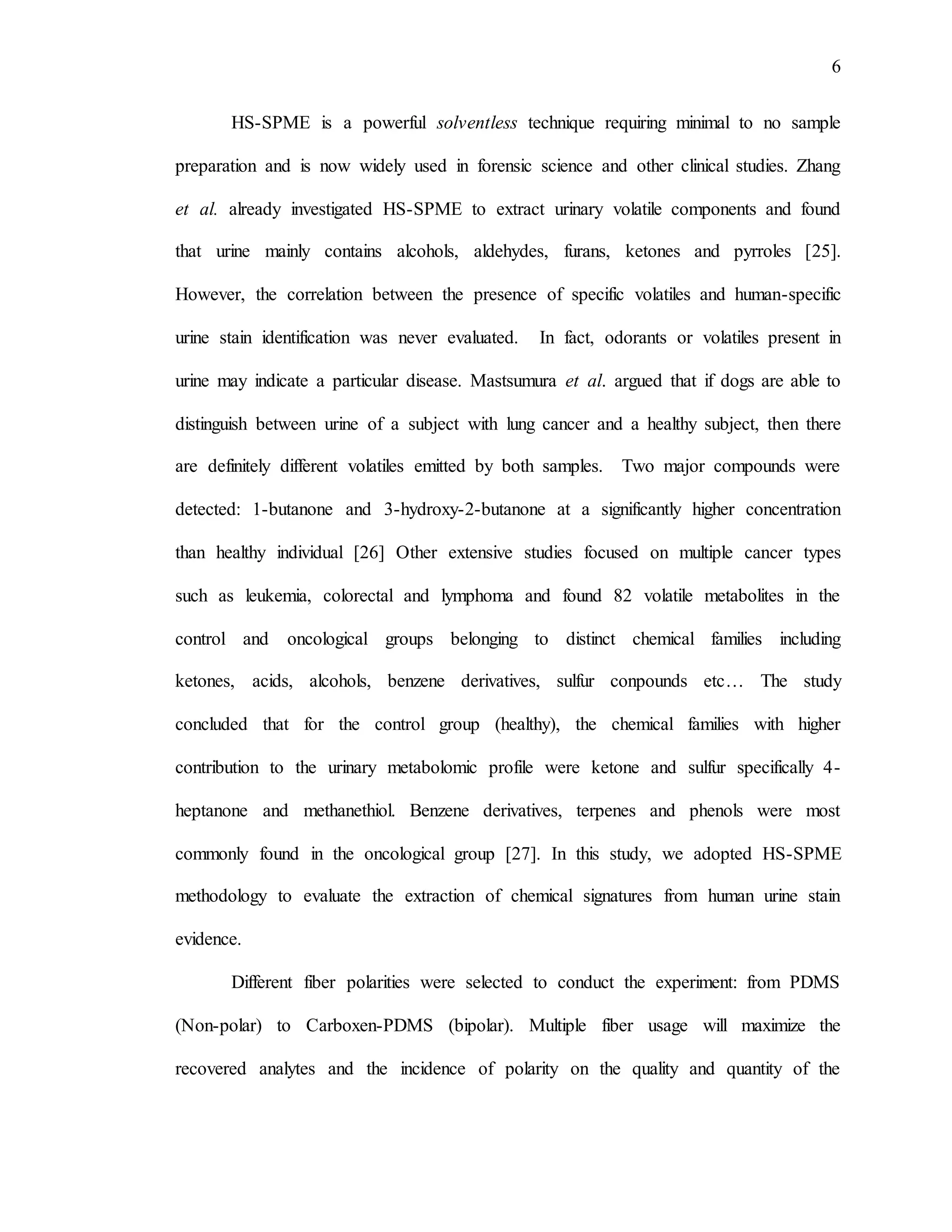 FORENSIC IDENTIFICATION OF HUMAN URINE STAIN EVIDENCE USING ...