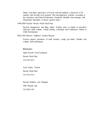 connie Stokes' Resume | DOCX