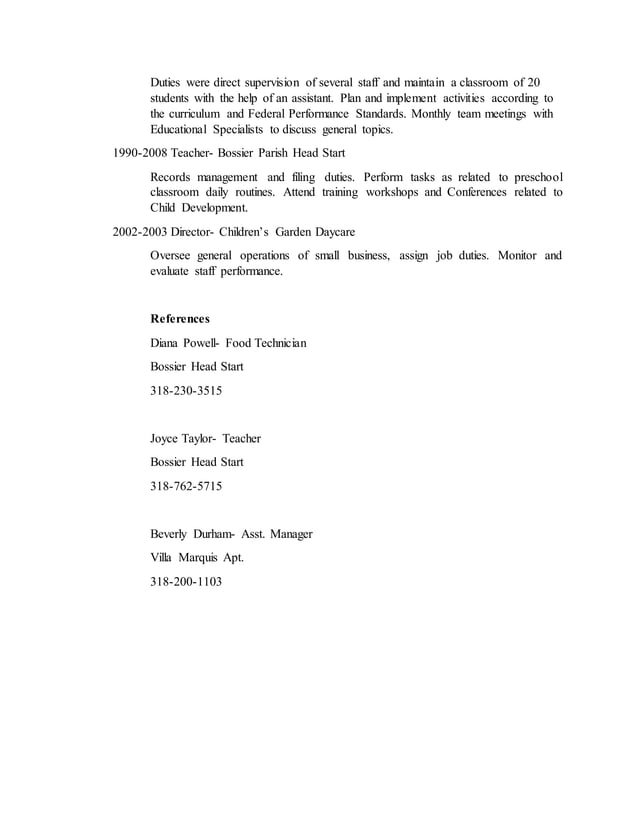 connie Stokes' Resume | PDF