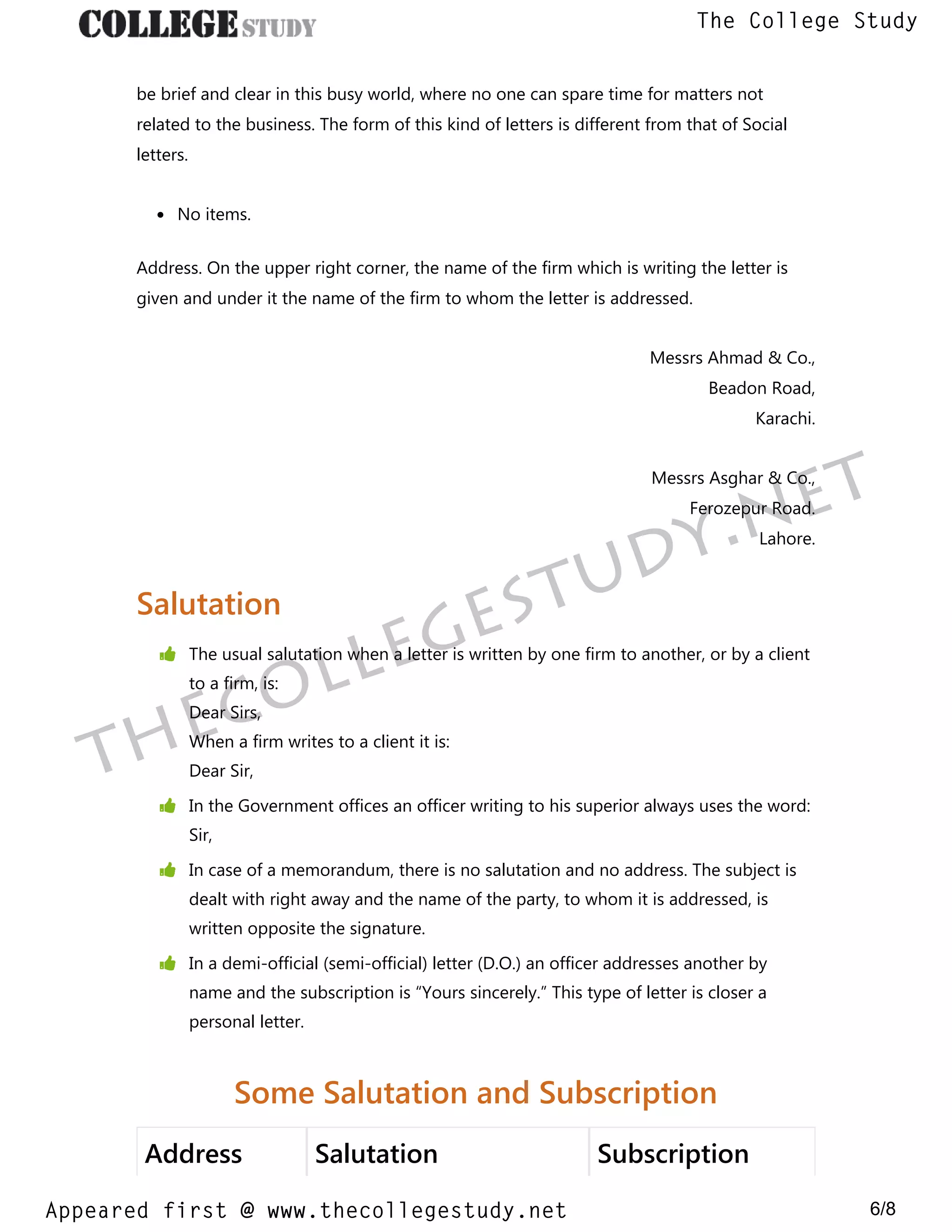 37 an introduction to letter writing the college study | PDF
