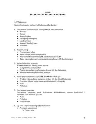 37a standar dan bahan ajar paud f | PDF