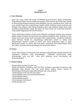 37a standar dan bahan ajar paud f | PDF