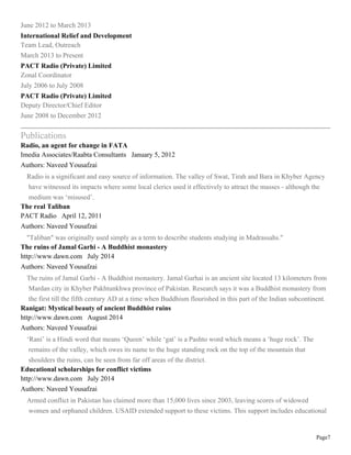 Naveed Yousafzai | PDF