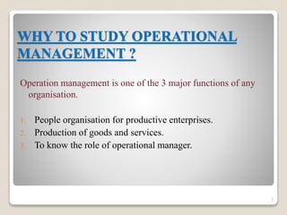 OPERATIONAL MANAGEMENT(1) | PPTX