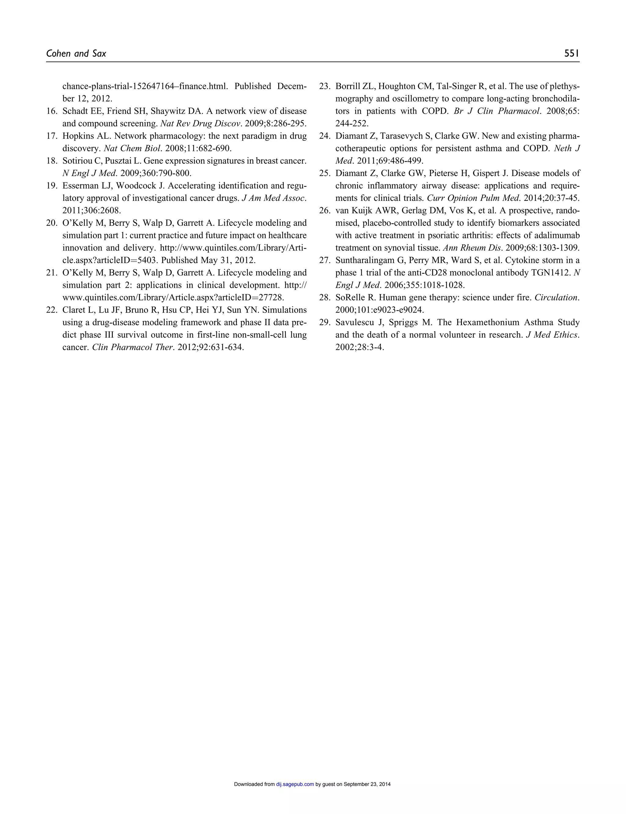 Early Clinical Development | PDF