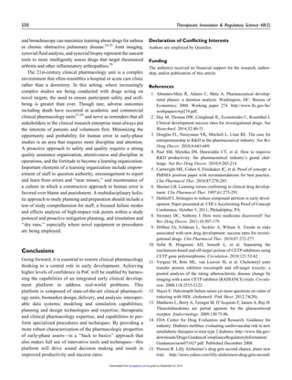 Early Clinical Development | PDF