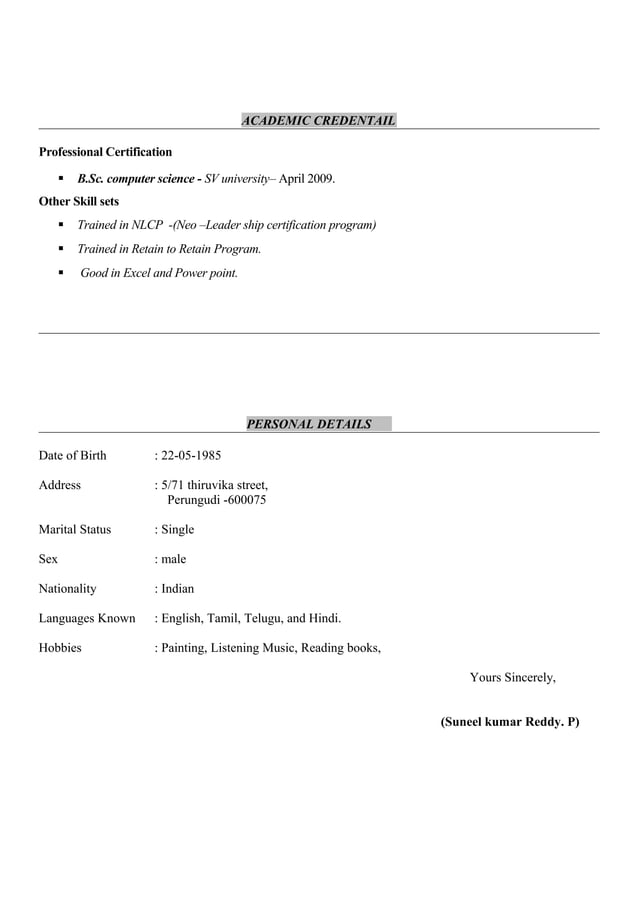 suneel kumar reddy - Resume-Associate manger | PDF