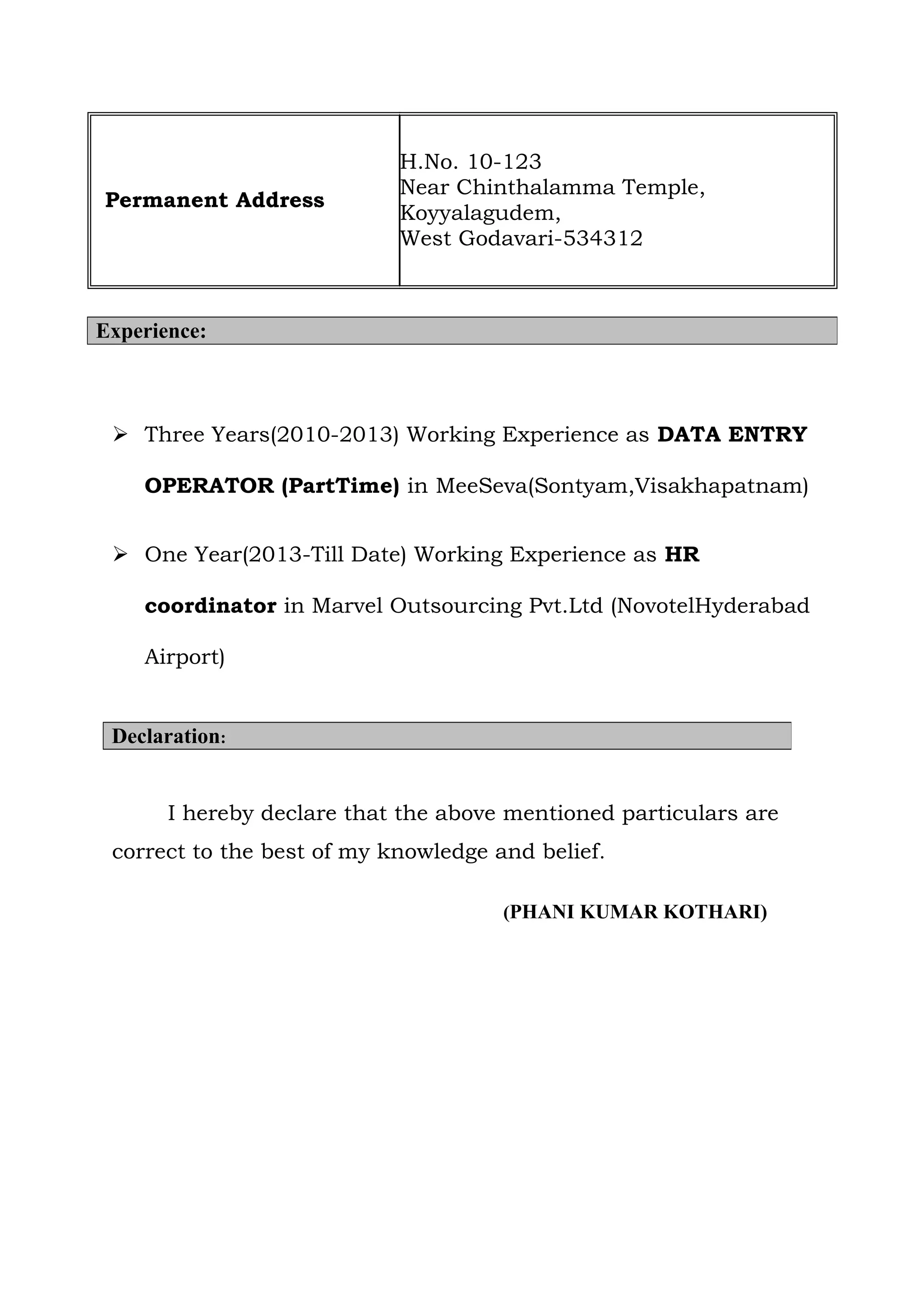 Phani Resume (3) | DOC