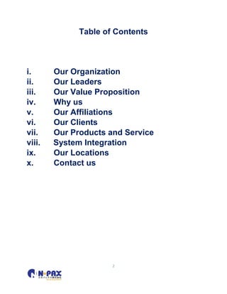 NPAX Company Profile | PDF