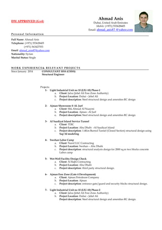 Ahmad Anis STR | PDF | Civil Engineering Industry | Industries