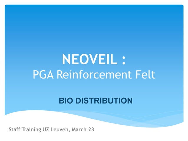 NEOVEIL presentation UZ Leuven 230315 | PPTX | Lung and Respiratory ...