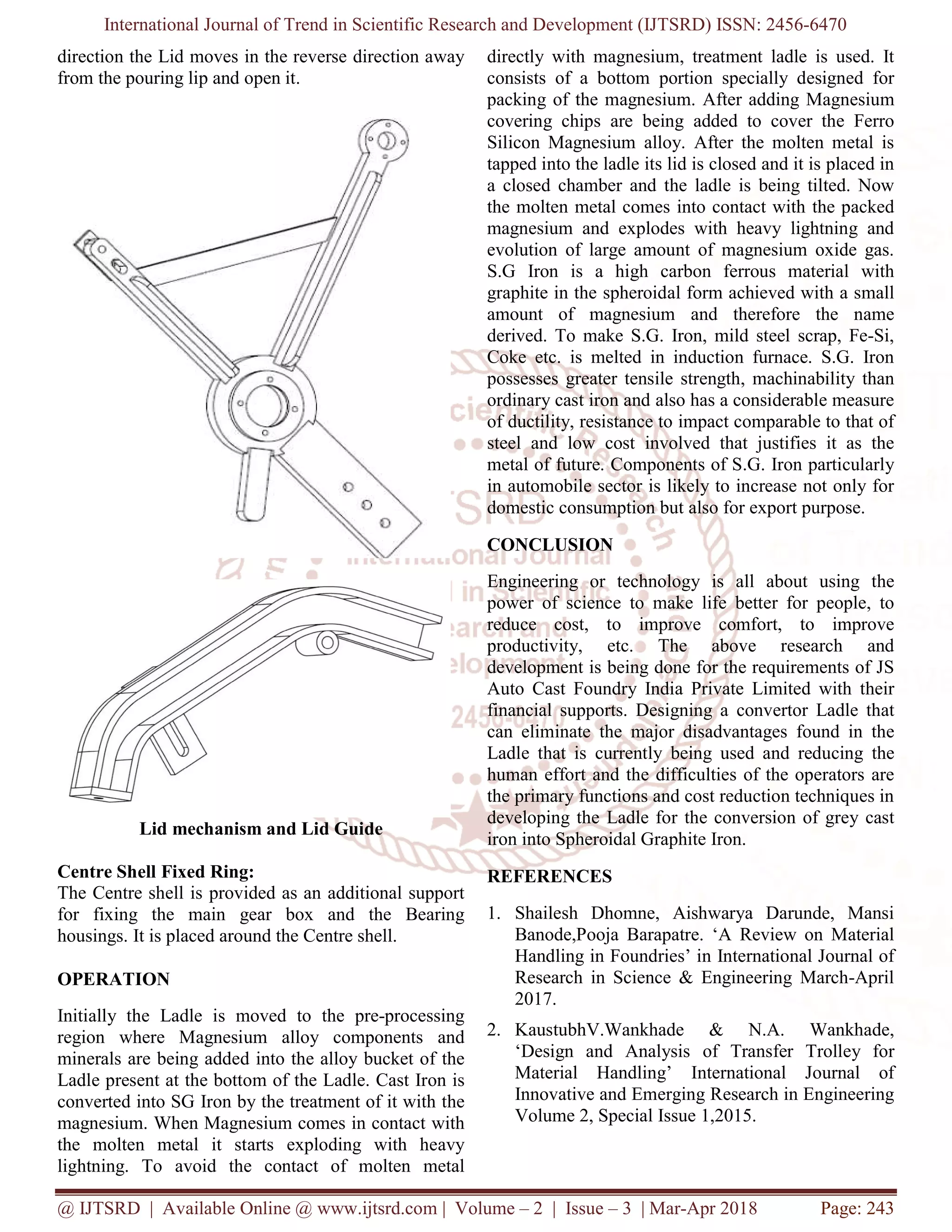 Design and Fabrication of a Convertor Ladle and Treatment Chamber | PDF