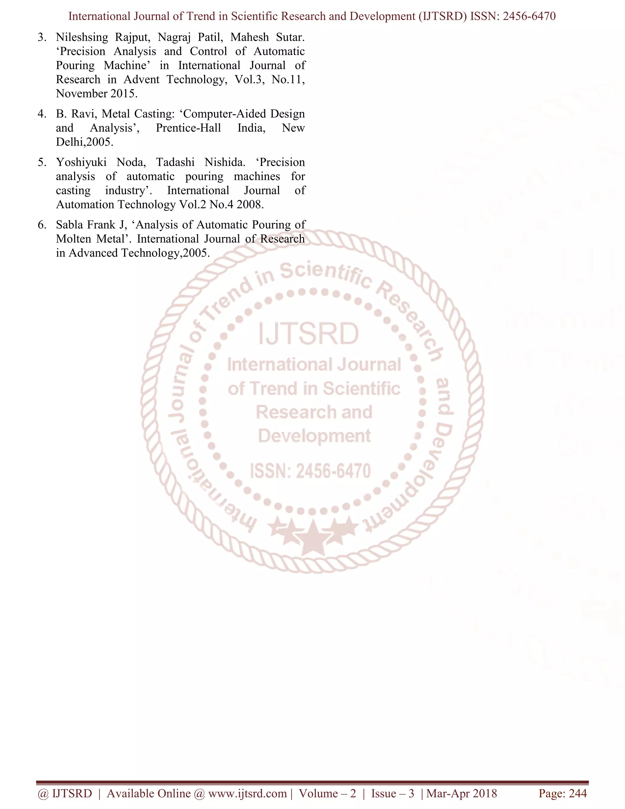 Design and Fabrication of a Convertor Ladle and Treatment Chamber | PDF