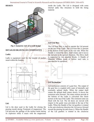 Design and Fabrication of a Convertor Ladle and Treatment Chamber | PDF