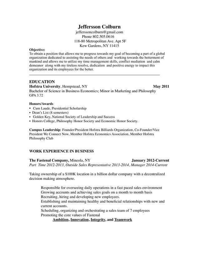 Resume - jeff | PDF