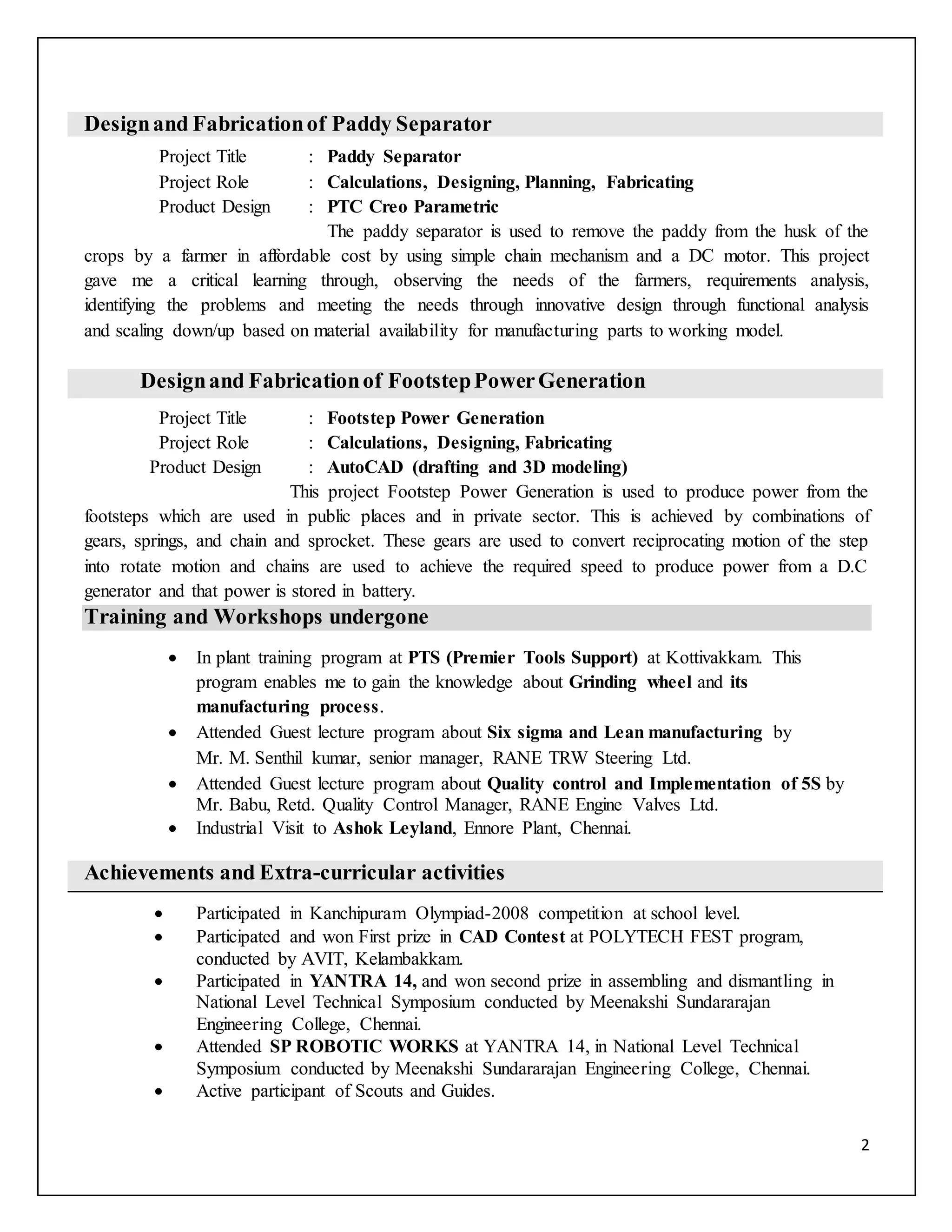 sundar resume | PDF
