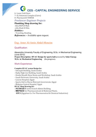 CAPITAL- ENGINEERING SERVICE PROFILE | PDF
