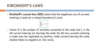 Basic Laws of Introduction to Electrical Engineering | PDF