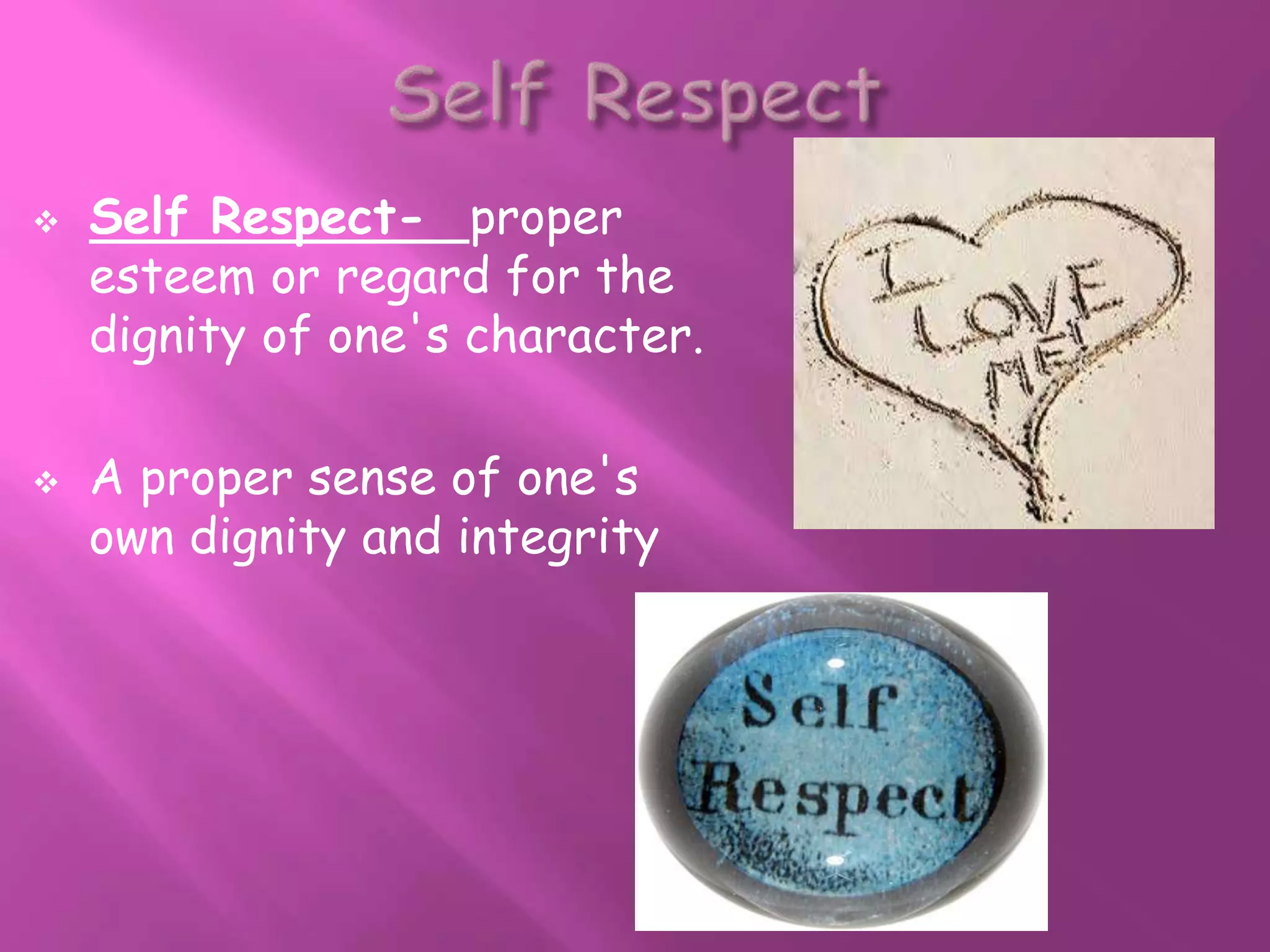 GIRL POWER ROCK! Self-Respect | PPTX