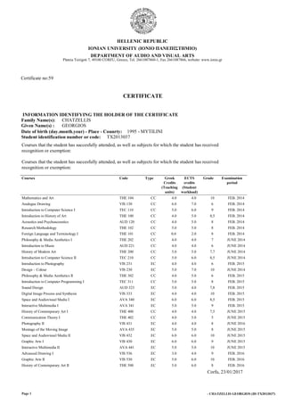 transcript of records | PDF