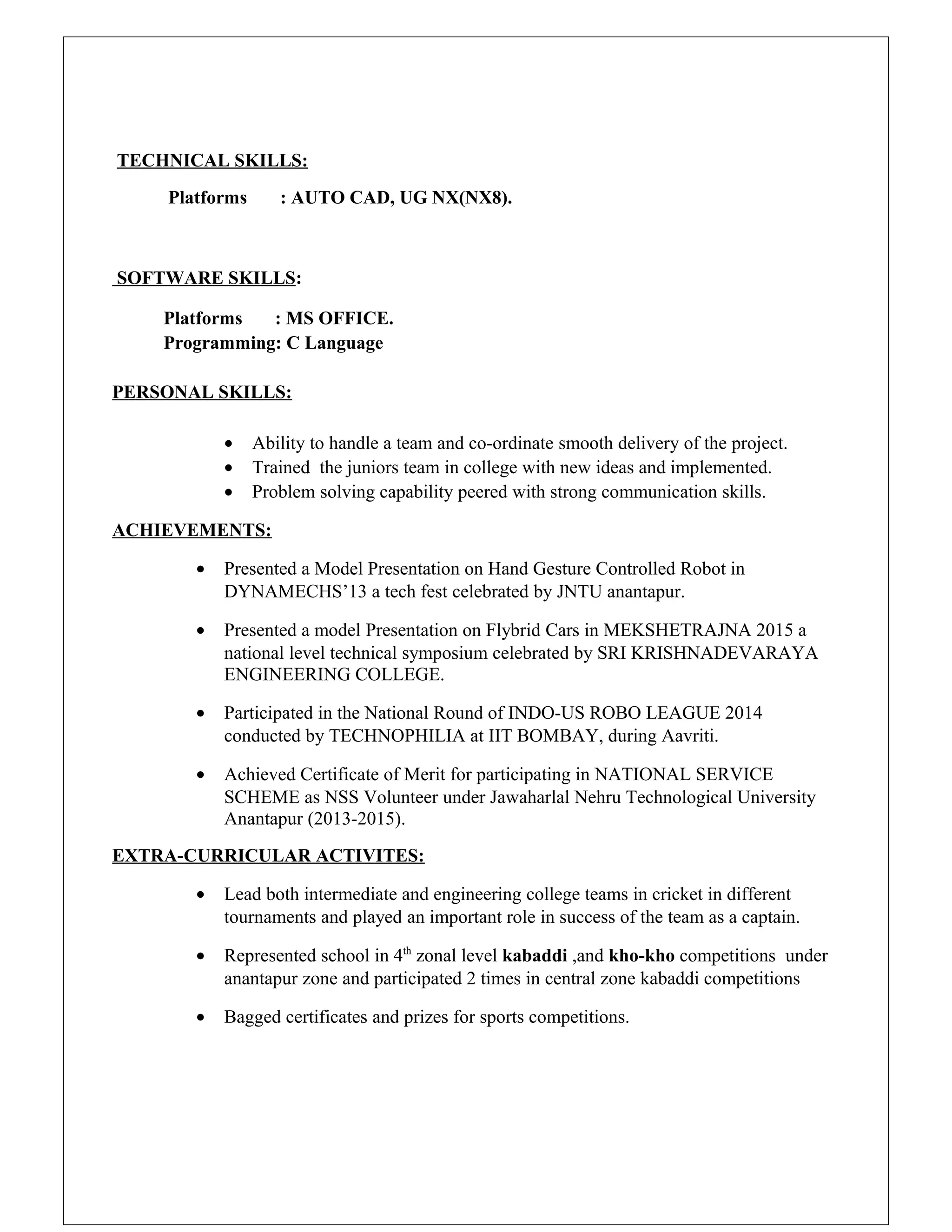 rohith resume new | PDF