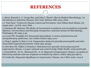 Matthew Rosenfeld final presentation legionnaires 2015 | PPT