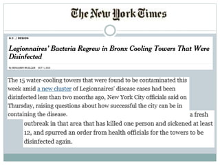 Matthew Rosenfeld final presentation legionnaires 2015 | PPTX