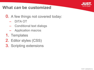 Fine-tuning the DITA customization | PPT