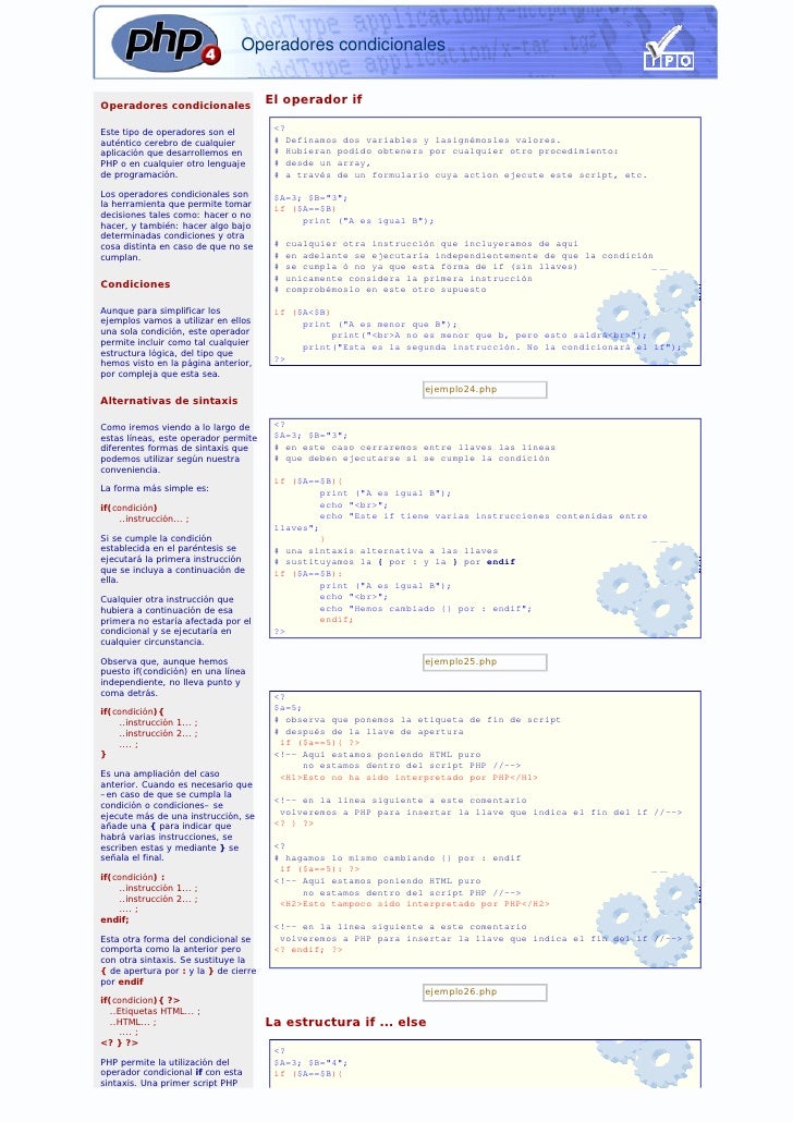 37 Php Operadores Condicionales
