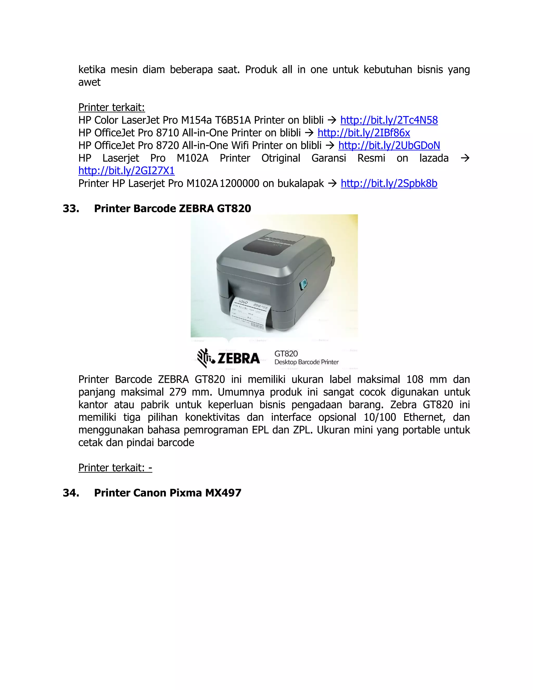 37 Printer terbaik di tahun 2019 | PDF