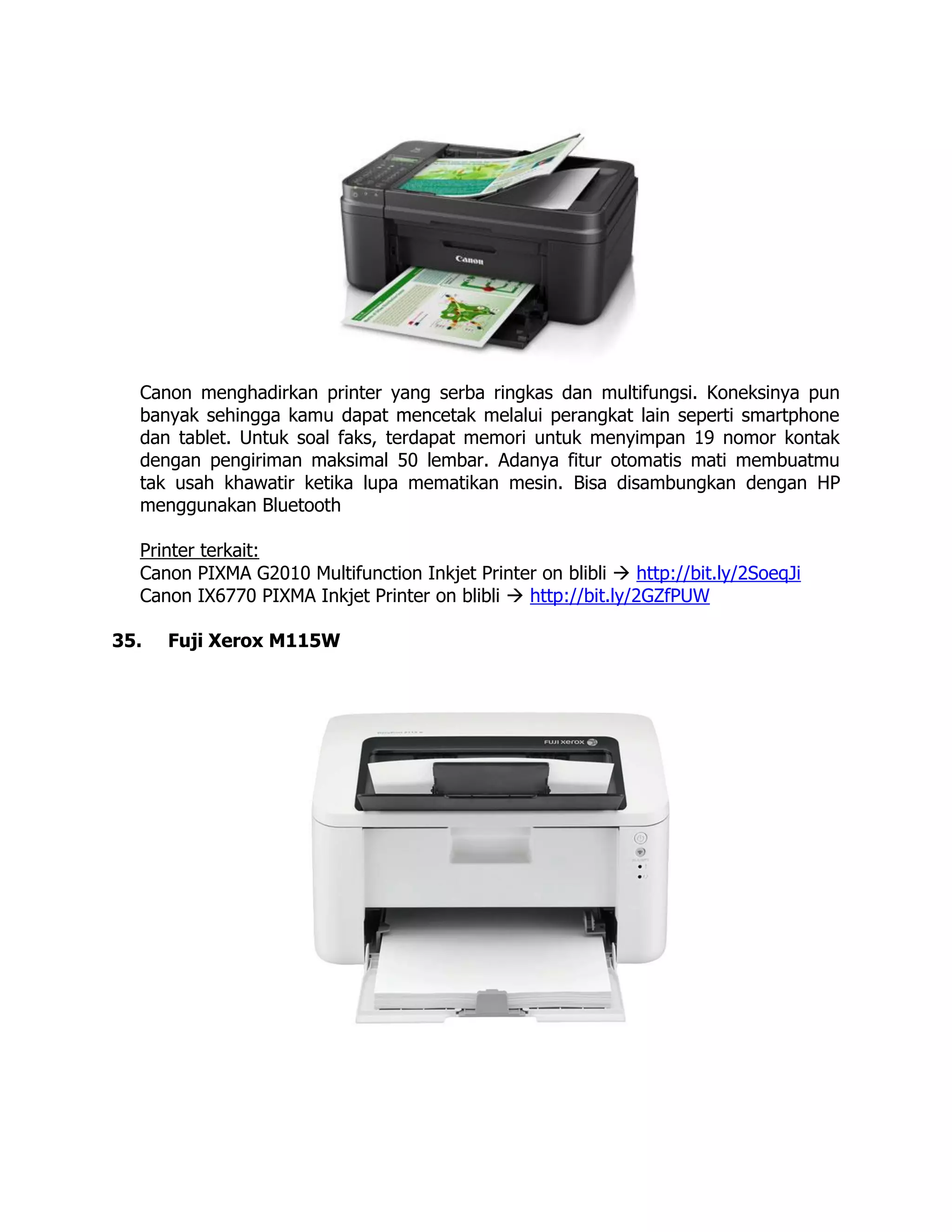 37 Printer terbaik di tahun 2019 | PDF