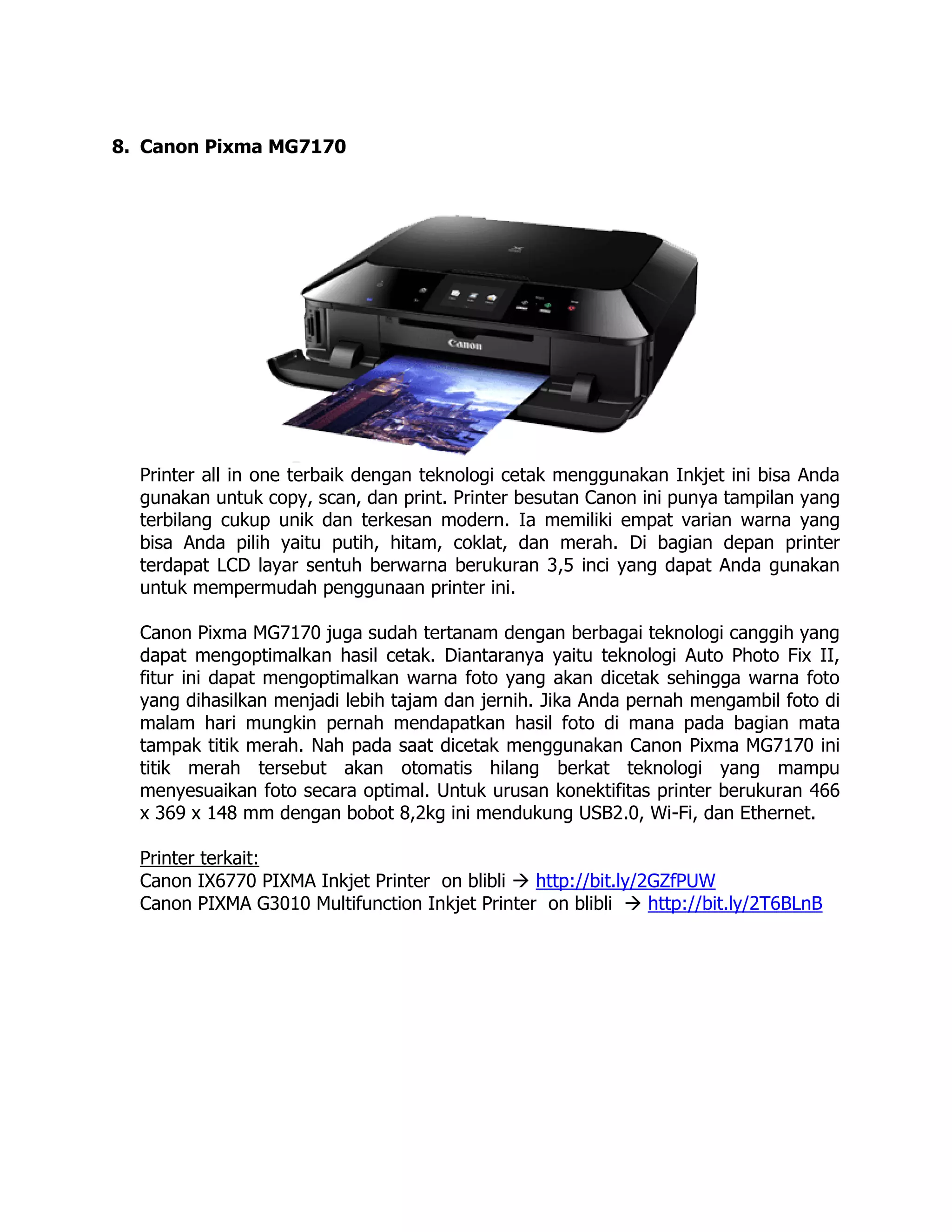 37 Printer terbaik di tahun 2019 | PDF