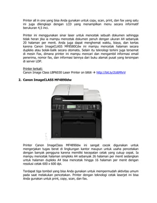 37 Printer terbaik di tahun 2019 | PDF