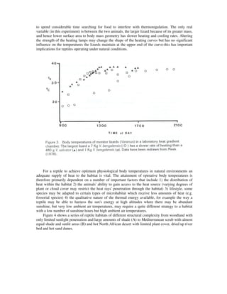 37; reptiles, thermoregulation and the environment; review | PDF
