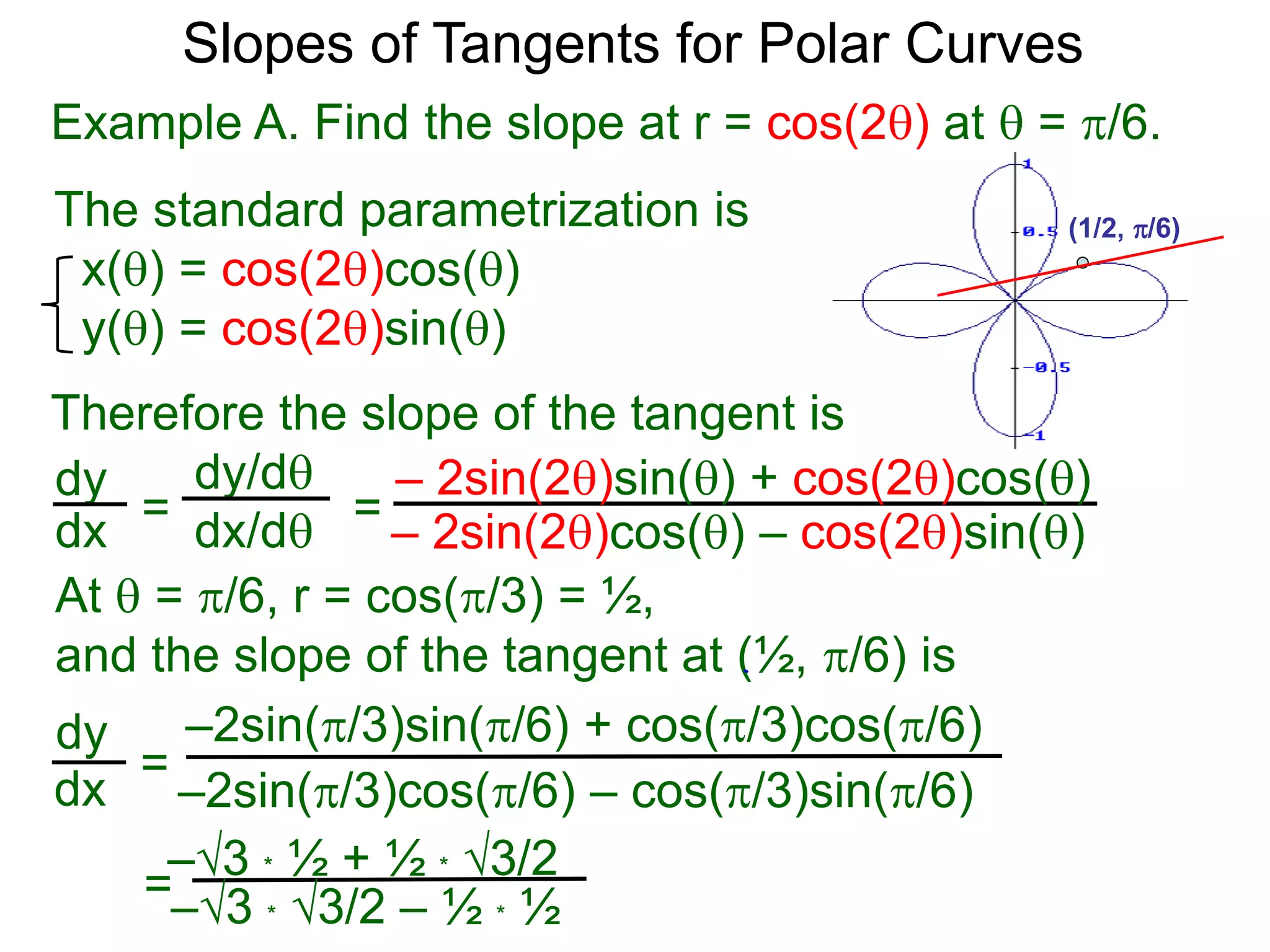 35 tangent and arc length in polar coordinates | PPTX