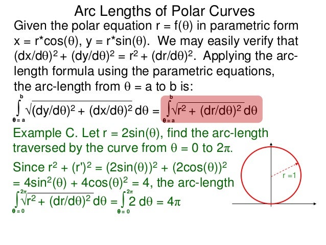 35 tangent and arc length in polar coordinates