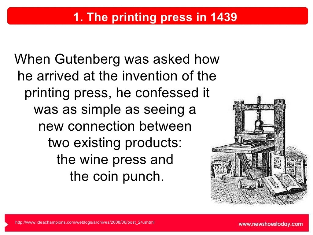 1 The Printing Press In 1 The Printing Press In
