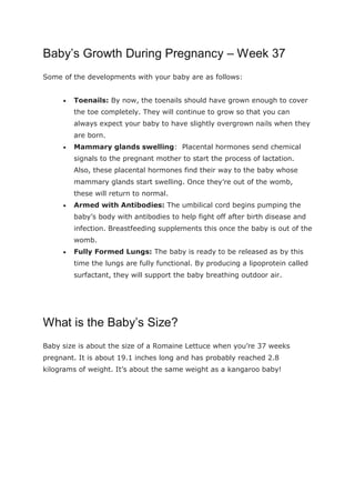 37 weeks pregnant | PDF