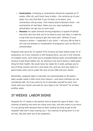 37 weeks pregnant | PDF