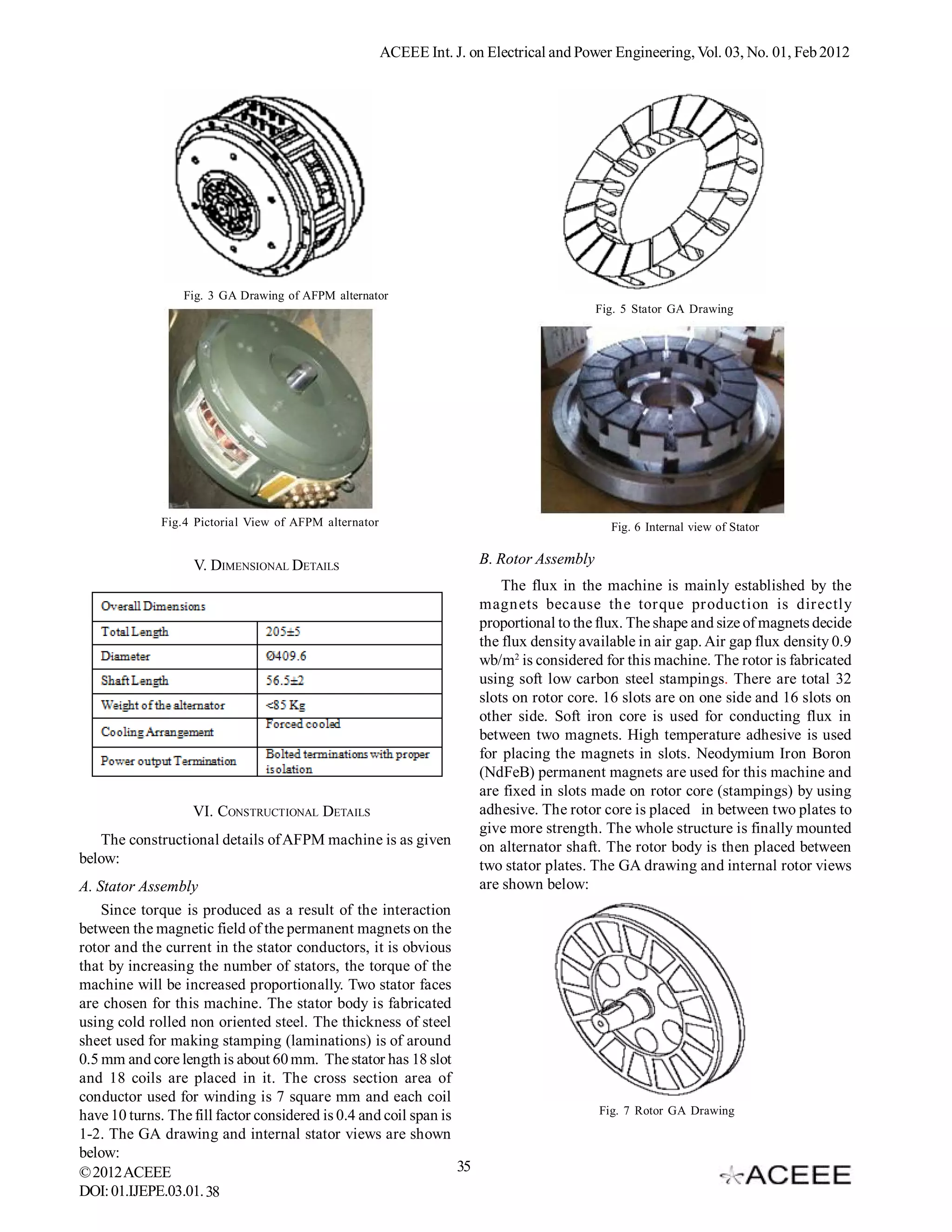 An Axial-Flux Permanent Magnet (AFPM) Generator for Defence ...