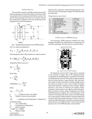 An Axial-Flux Permanent Magnet (AFPM) Generator for Defence ...