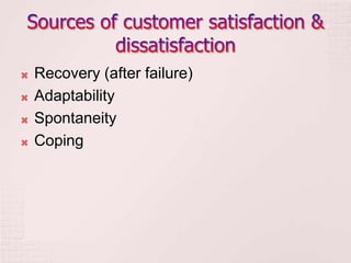 38.servqual examples service recovery | PPTX