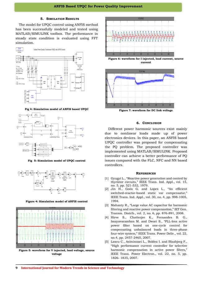 ANFIS Based UPQC for Power Quality Improvement | PDF
