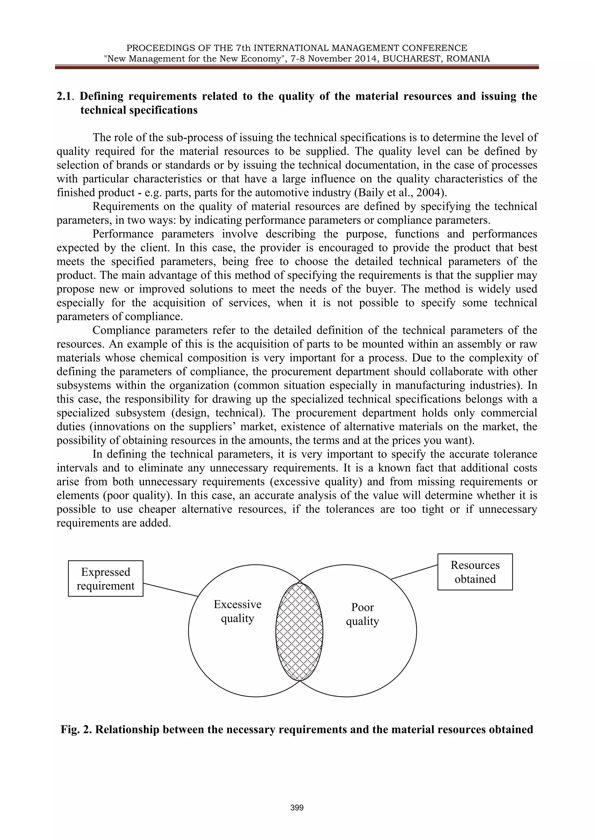 Quality Aspects in Procurement | PDF